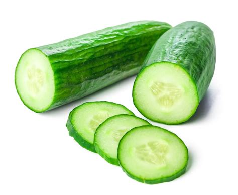 Pepino Aislado Sobre Fondo Blanco Foto Premium