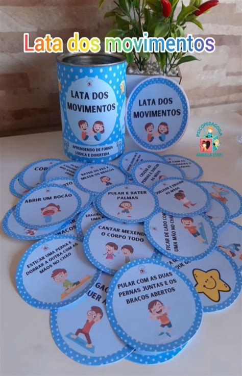 Psicopedagoga Kamilla Stati On Instagram Lata Dos Movimentos