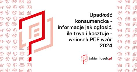Upad O Konsumencka Informacje Ile Trwa Kosztuje I Jak Og Osi