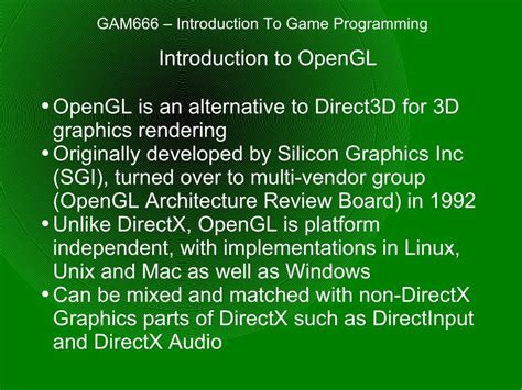 pdf introduction to opengl opengl is an alternative to dokumen tips