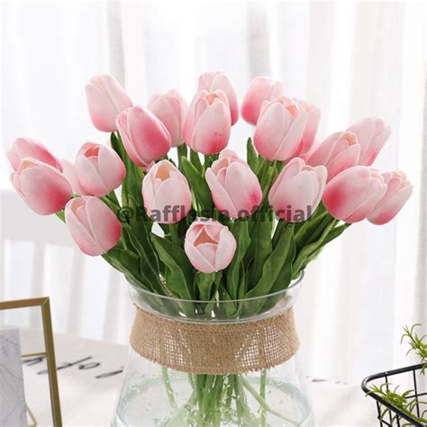 Jual Artificial Tulip Latex HARGA UNTUK 1 TANGKAI Bunga Palsu