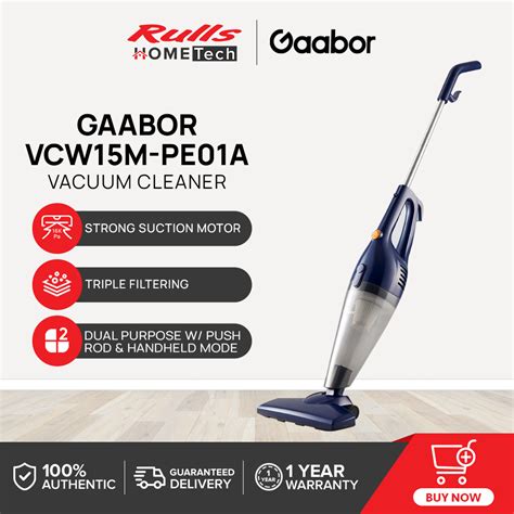 Gaabor Vacuum Cleaner Strong Suction Motor Multiple Filtering 650w