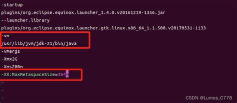 Ubuntu22 04jdk 21启动eclipse报错 Unrecognized VM option MaxPermSize