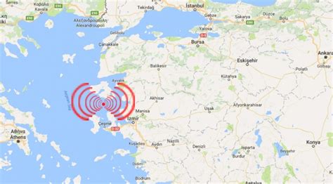 Ege Denizi nde deprem YENİ ASYA