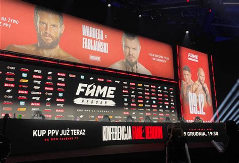 FAME MMA Reborn PPV Cena Transmisja