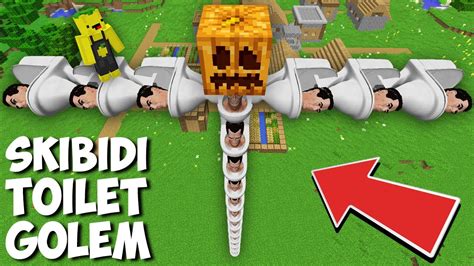 Never SPAWN The BIGGEST SKIBIDI TOILET GOLEM In Minecraft TITAN