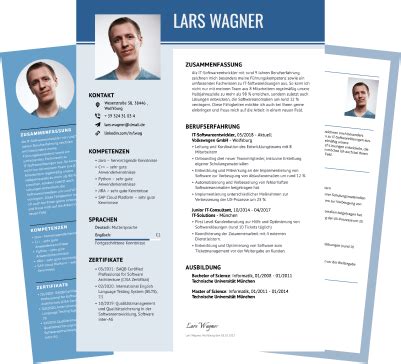 Aktuelle Lebenslauf Beispiele für Ihre Bewerbung