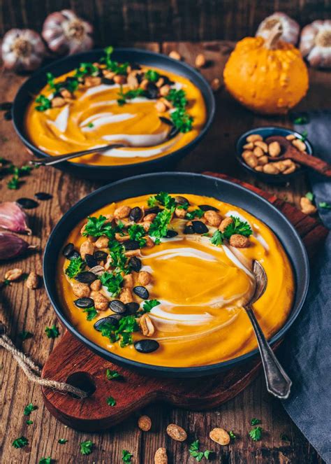 Cremige Kürbissuppe vegan einfach Bianca Zapatka Foodblog