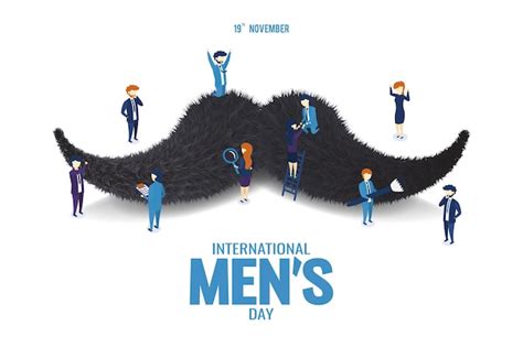 Premium Vector Vector Illustration Of International Men S Day For A