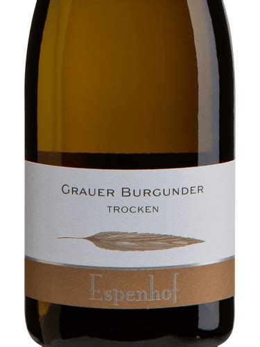 Espenhof Grauer Burgunder Trocken Vivino US