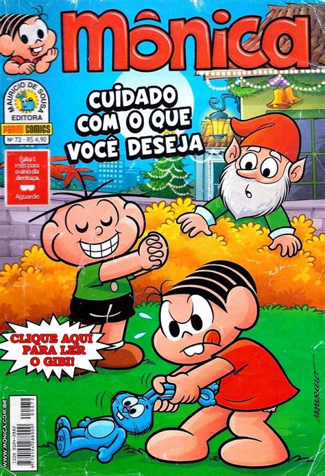 Revistinha da Mônica Nº 72 Especial de natal PANINI Desenho turma