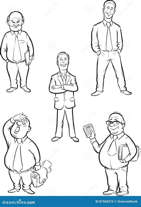 Desenho De Whiteboard Figuras Dos Homens Do Escrit Rio Dos Desenhos