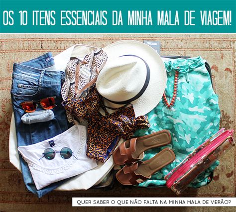 o que levar na mala para a praia Diário de Acessórios