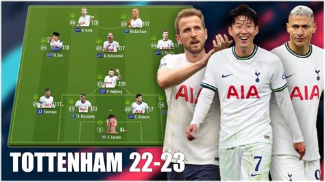 Xây Dựng Trải Nghiệm Đội Hình TOTTENHAM HOTSPUR 22 23 100 Tỷ Giá Rẻ