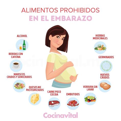 10 Alimentos Prohibidos Durante El Embarazo Crudo Embutidos Pescado