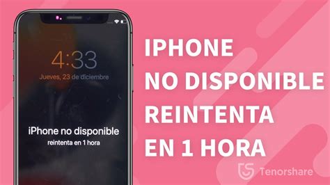Forma más Rápida iPhone no disponible reintenta en 15 minutos 1 hora