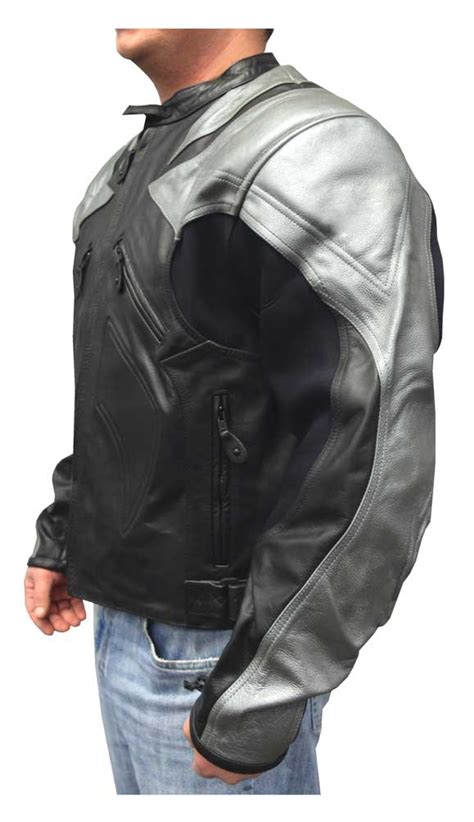 Redline Men S Racing Body Armor Jacket Naked Buffalo Hide Leather M