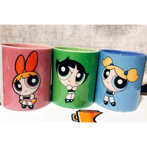 KIT C 3 CANECAS Meninas Super Poderosas Lindinha Docinho E