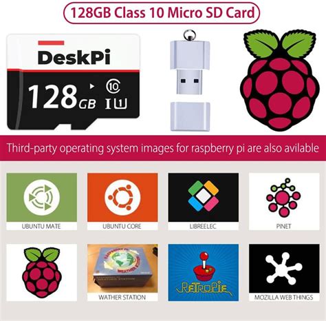 geeekpi raspberry pi 4 8gb starter kit 128gb edition with case fan power supply and hdmi