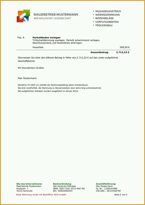Faszinieren Rechnung Kleinunternehmer Vorlage Word 9 Kleinunternehmer