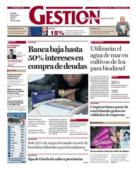 Qué pasó en GESTIÓN un día como hoy 24 de marzo TENDENCIAS GESTIÓN