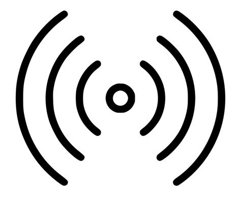 Radio Wave Icon At Vectorified Collection Of Radio Wave Icon Free