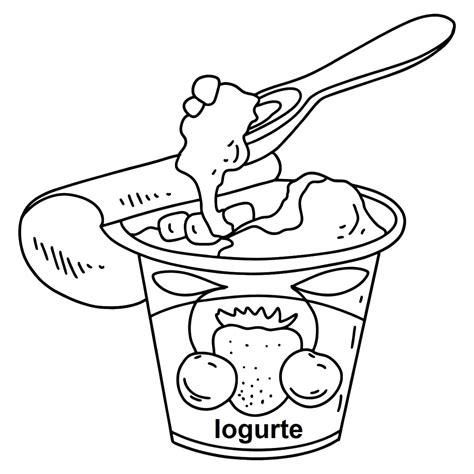 Desenhos De Iogurte Para Colorir E Imprimir Colorironline