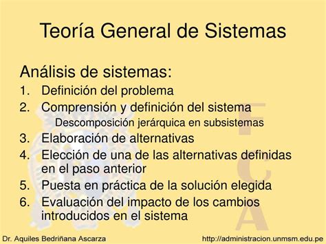 PPT TEORIA GENERAL DE SISTEMAS APLICADOS A LA ADMINISTRACION