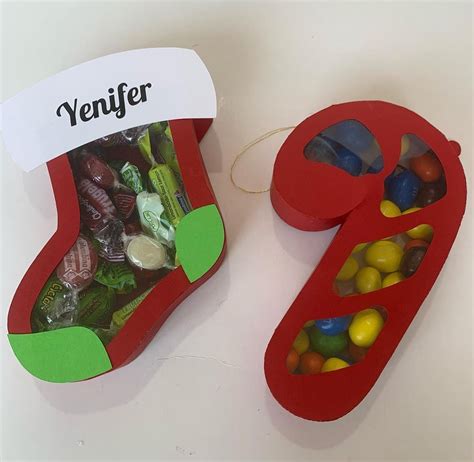 Cajitas Para Dulces De Navidad Una Linda Manera De Regalar Un Peque O