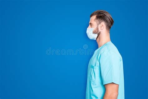 Profile Side View Portrait With Copy Space Empty Place Of Calm Stylish
