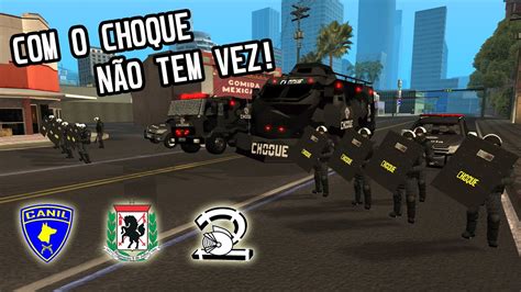 GTA SA PMESP Tropa de choque acionada para manifestação YouTube