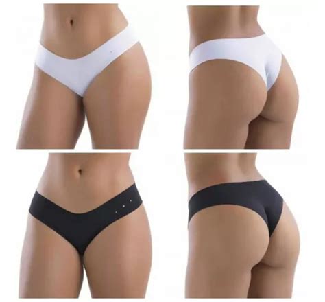 Kit Calcinhas Tanga Sem Costura Corte A Laser N O Marca