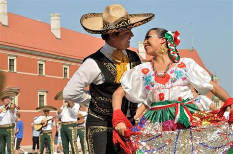 Dancers Of Folklore Ensemble Perform Mexican Dances During A Street