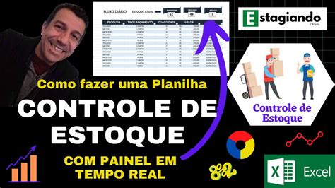 Controle De Estoque Painel Excel Como Fazer Uma Planilha De