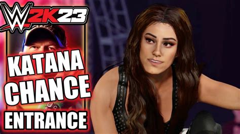 WWE 2K23 Katana Chance Entrance Cinematic YouTube