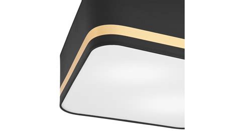 Lampa Sufitowa Czarna OPHELIA 2 Agata