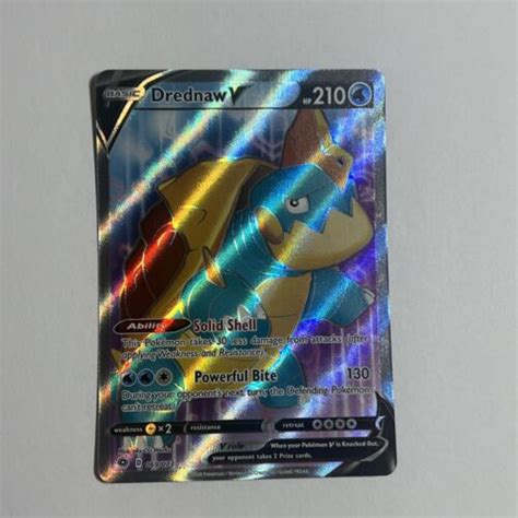 Drednaw V Full Art Pokemon Champions Path Nm Ebay