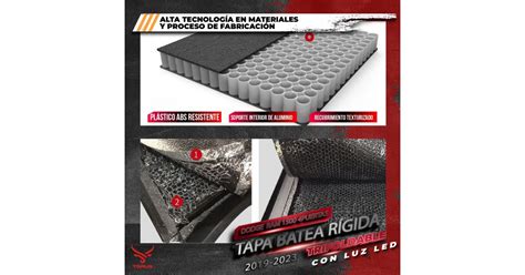 Tapa Batea Rígida Trifold Dodge Ram 1500 2019 2021 2022 2023 TORUS