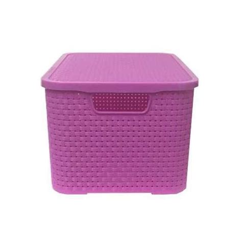 Kit 10 Caixas Organizadoras Rattan Tampa 7 L Monte Líbano