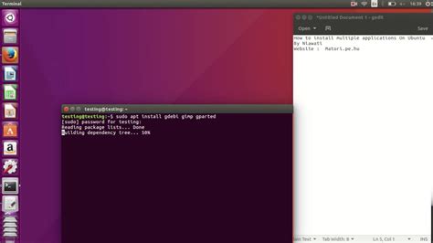 how to install multiple applications on ubuntu youtube