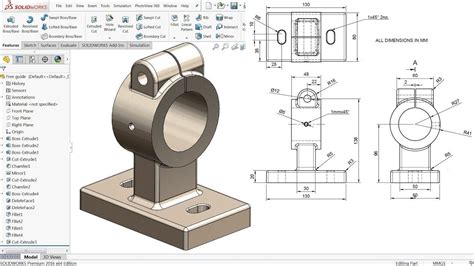 Tuto Solidworks exercice 17 بالدارجة الجزايرية YouTube