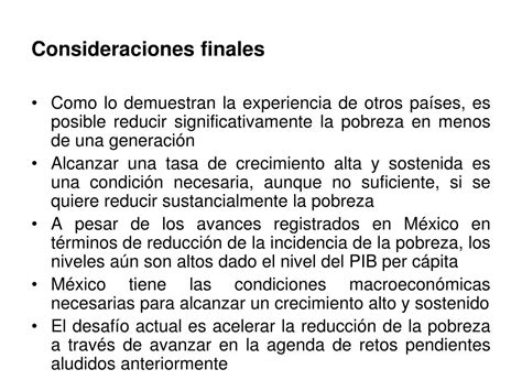 PPT La pobreza en México en perspectiva internacional PowerPoint