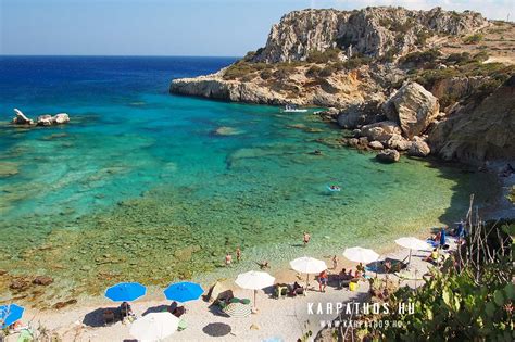 Amoopi Strandjai Karpathos Ammopi Lakki Tengerpartjai