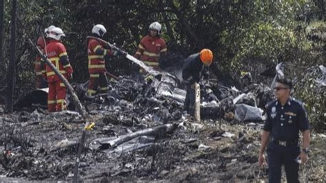 10 Orang Meninggal Dunia Akibat Kecelakaan Pesawat Di Selangor Malaysia