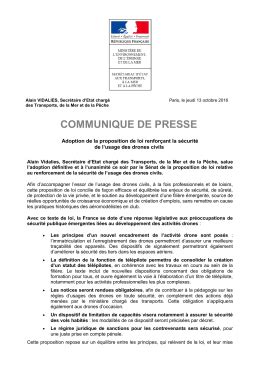 Communiqué de presse