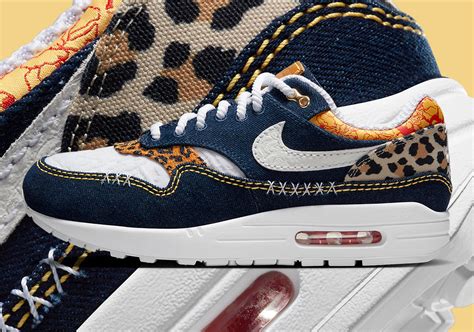 Nike Air Max 1 Denim Leopard FJ4452 432 Release Date SneakerNews