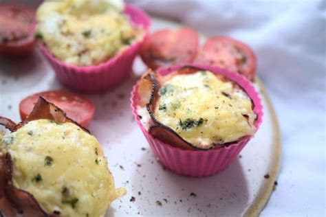 Schnelle Schinken Ei Muffins Low Carb Frühstück Lachfoodies