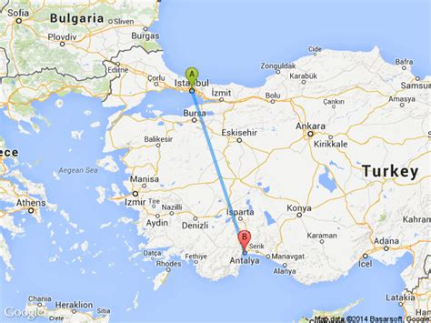 Stanbul Antalya Aras Ka Kilometre