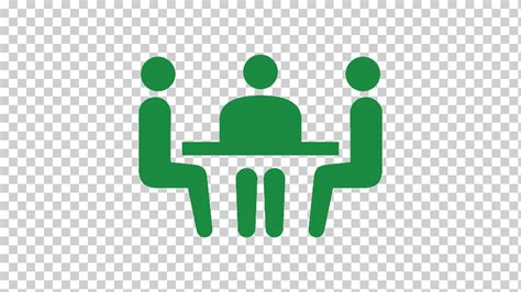 Consultor de iconos informáticos de gestión de empresa reunión reunión