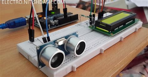 Measuring Distance With HC SR04 Ultrasonic Module On 16X2 LCD PART 2